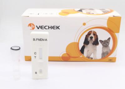 China Bovine Veterinary Rapid Test Kits Foot And Mouth Disease Virus A Antibody Test for sale