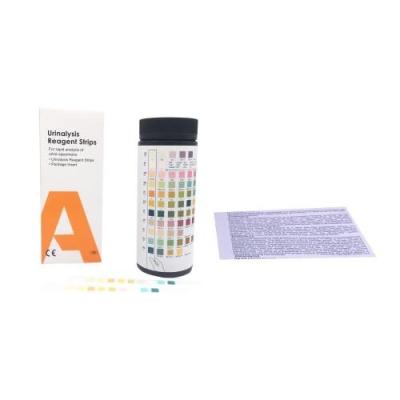 China 1~14 Parameter Urinalysis Reagent Strips Biochemical Assay for sale