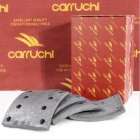 China Carruchi Truck Spare Parts Front Brake Shoe Friction Upper Plate Apply To Shacman Auto Delong Hande Drive Axle Parts for sale