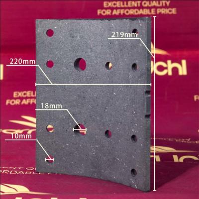 China AZ450045000024 WG9761450119 WG9761450175 WG9761450185 FOR howo T7H T5H C7H A7 MCX16  ALEX PARTS Brake pad for sale