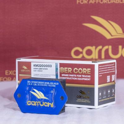 China Dz9114593001 Carruchi Shacman Sinotruk Truck Spare Parts Engine Front Rubber Mounting Rubber Support for sale