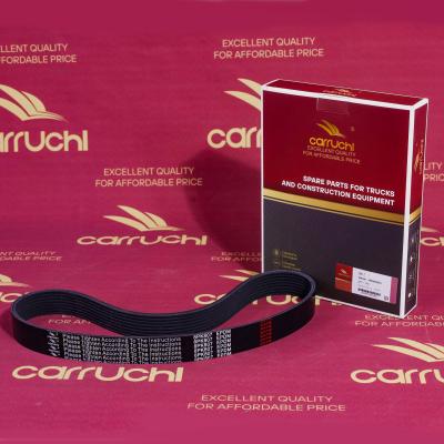 China CARRUCHI KM0800023 8PK807 VG1062060035 WD615.47 HOWO engine TX FAN BELT for sale