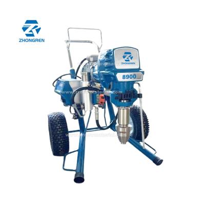 China Zhongren Electric Airless Paint Sprayer 3200PSI 8L/min for Industrial Anti-Rust Paint Ship Paint for sale
