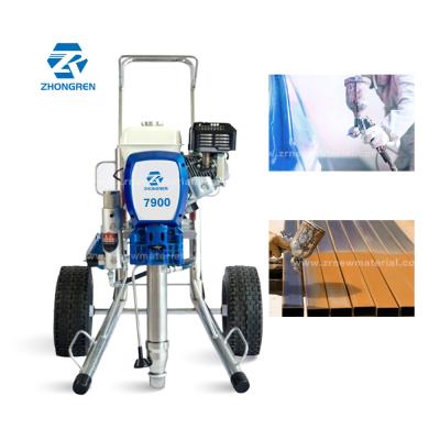 China Zhongren 4.5kW 3200PSI Electric Airless Paint Sprayer with 8L/Min Flow Rate and Brushless Motor for sale