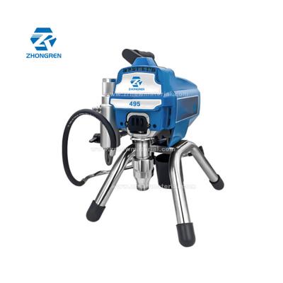 China Zhongren ZRSM-E495 Electric Airless Paint Sprayer 1500W 3200PSI for Industrial Construction for sale
