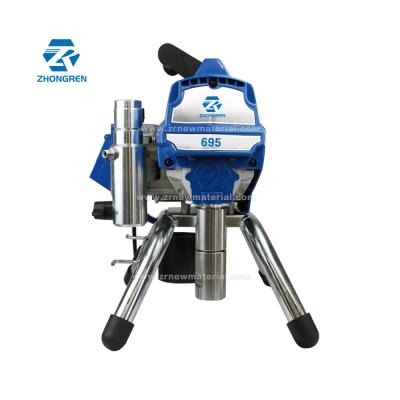 China Zhongren ZRSM-E695 Portable Electric Airless Paint Sprayer 2200W 3200PSI 5L/Min Industrial Grade for sale