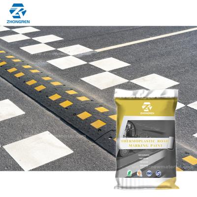 China Thermoplastic Road Marking Paint 180-220°C Heating Temperature with -10°C Cold Resistance for Highways and Parking Lots for sale