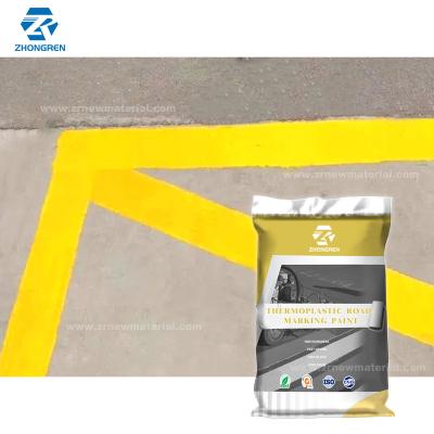 China Thermoplastic Road Marking Paint 180-220°C Heating Temperature with -10°C Cold Resistance for Highways and Industrial Areas for sale