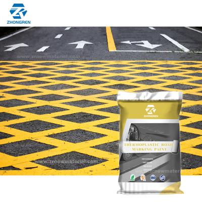 China Thermoplastic Road Marking Paint 180°C-220℃ Heating Temperature with High Reflectivity for Parking Lots and Highways for sale