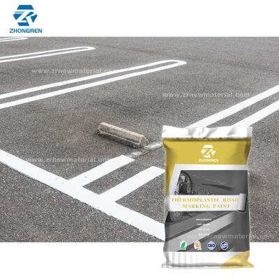 China Heating Resistance Thermoplastic Road Paint 150°C-220°C with Glass Beads for High Reflectivity and Durability for sale