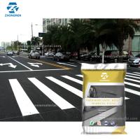 China Industrial Thermoplastic Road Marking Paint Stain Resistant 180-220C Heating Temperature for sale