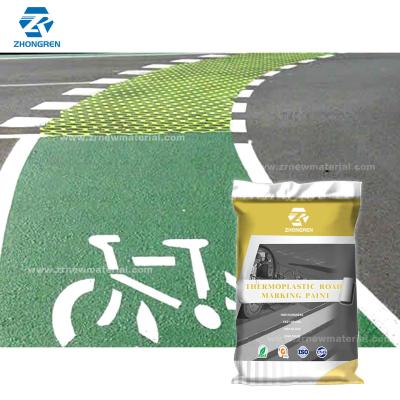 China Alkali Resistant Thermoplastic Road Paint High Adherence Road Marking Paint for sale