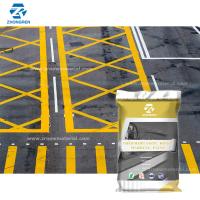 China Crack Resistant Reflective Thermoplastic Road Marking Paint - 180-220°C Heating, -10°C Resistance, White/Yellow/Blue Colors for sale