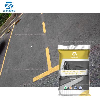 China Thermoplastic Road Marking Paint 180-220°C Heating Temperature with -10℃ Cold Resistance for Highways and Parking Lots for sale
