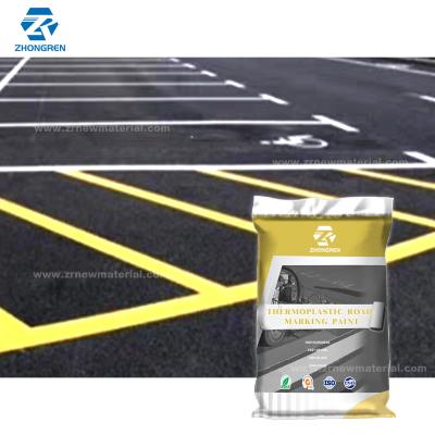 China Anti-Skid Thermoplastic Road Marking Paint with 150°C-220°C Heating Temperature and -10°C Cold Resistance for sale