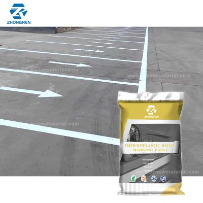 China Thermoplastic Road Marking Paint 30% Mixed Glass Beads Heat Resistance 180C-220C for sale
