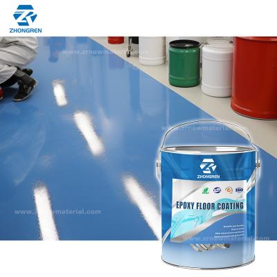 China 25Kg Two-Component Epoxy Floor Paint - Self-Leveling Concrete Coating for Garage & Industrial Use for sale