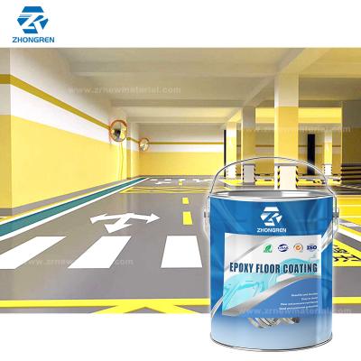 China High Gloss Epoxy Floor Coating 25 Kg MOQ - Two-Component Abrasion Resistant Liquid Coating for Industrial Use for sale