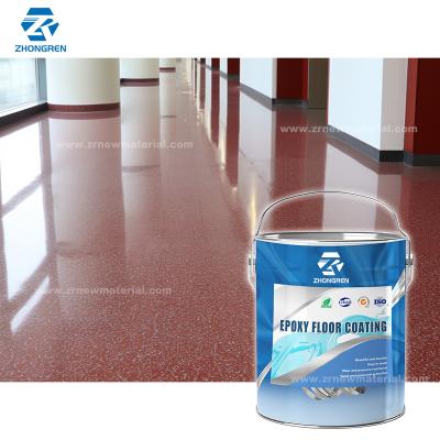 China Waterborne Epoxy Floor Paint 25 Kg MOQ with Bright Smooth Finish and Abrasion Resistance for Industrial Applications for sale