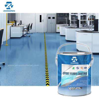 China Bright Anti-Slip Epoxy Floor Paint with 20 Kg MOQ - Chemical Resistant Two-Component Coating for Industrial Floors for sale