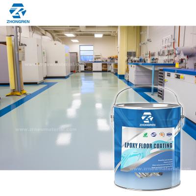 China Industrial Two-Component Epoxy Floor Coating 20 Kg MOQ with UV Resistance and Custom Colors for sale