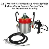 China Pneumatic Airless Sprayer 1.5 GPM 5000 PSI Airless Spray Gun with Suction Tube for Professional Painting for sale