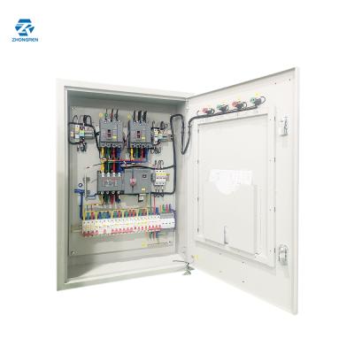 China Custom Outdoor Galvanized Dual Power Distribution Box 400A 125A MCCB Anti Corrosion for sale