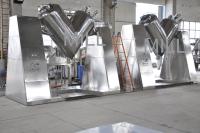 China Food Powder V Shape 12Rpm/Min Mixer Blender Machine for sale
