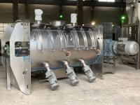 China Salty Flavor Horizontal Plough Shear 200L Powder Mixer Machine Stainless Steel for sale