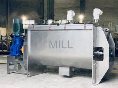 China Dry Powder Ribbon Loading 70% 210L Horizontal Plough Mixer for sale