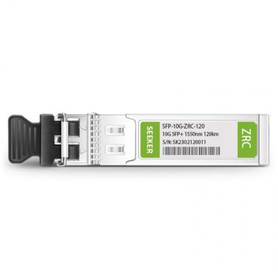 China Alcatel-Lucent Compatible SFP-10G-ZRC-120 SFP+ 1550nm 120km DOM Duplex LC SMF Optical Transceiver Module for sale