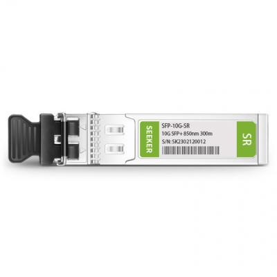 China Juniper Networks SFP-10G-SR Compatible 10GBASE-SR SFP+ 850nm 300m DOM Duplex LC MMF Optical Transceiver Module for sale