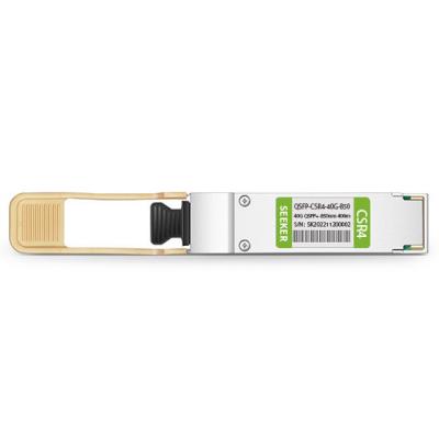 China Juniper QSFP-40G-CSR4-850 Compatible 40GBASE-CSR4 QSFP+ 850nm 400m DOM MTP/MPO-12 MMF Optical Transceiver Module for sale
