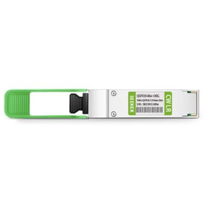 China Juniper QSFP28-IR4-100G Compatible 100GBASE-CWDM4 QSFP28 1310nm 2km DOM Duplex LC SMF Optical Transceiver Module for sale