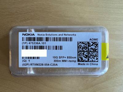 China NOKIA 47336A.101 AOME 10G SFP+ 850NM 300M (52P)RTM228-554-C20A for sale