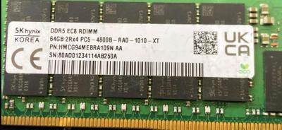 China Hynix  HMCG94MEBRA109N DESC: 64GB DDR5 EC8 RDIMM PC5-4800 for sale