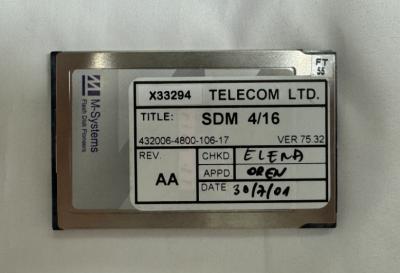 China ECI X33294 SDM 4/16 NVM Memory Card for sale
