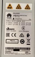 China HW RRU5502 02312BSJ WD5MBW5502GB TX1805-1880MHz/RX1710-1785MHz,TX2110-2170MHz/RX1920-1980MHz,-48VDC,9.8G,4T4R*2,4*80 for sale