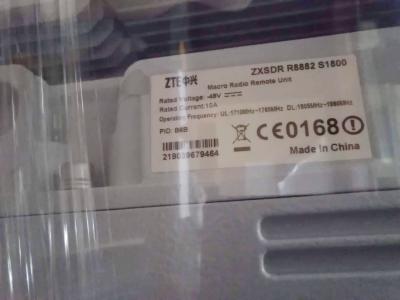 China 129584131061 ZTE ZXSDR R8882 S1800 B6B UL:1710MHZ-1765MHZ DL:1805MHZ-1860MHZ-48V 10A ZTE RRU8882 Macro Radio Remote Unit for sale
