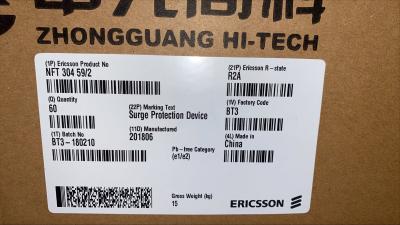China NFT 304 59/2 ERICSSON EF-114210-01 -48 VDC OVERVOLTAGE ARRESTER SURGE PROTECTION NFT30459/2 for sale
