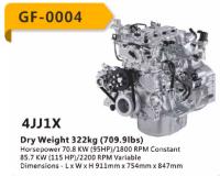 China 4JJ1X TP JPN GF-0004 ENGINE ASSY SERIES for sale