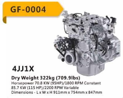 China 4JJ1X TP JPN GF-0004 ENGINE ASSY SERIES for sale