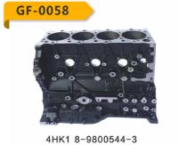 China 4HK1 8-9800544-3 TP JPN GF-0058 ENGINE PARTS CYLINDER BLOCK for sale