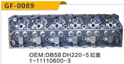China OEM：DB58 DH220-5 1-11110600-3 TP JPN GF-0089 ENGINE PARTS CYLINDER HEAD for sale