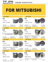 China EXCAVATOR ENGINE PISTON FOR MITSUBISHI for sale