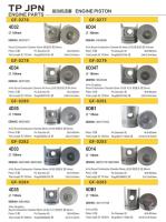China EXCAVATOR ENGINE PISTON FOR MITSUBISHI for sale