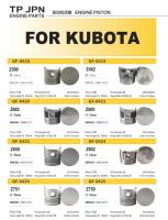 China EXCAVATOR ENGINE PISTON FOR KUBOTA for sale