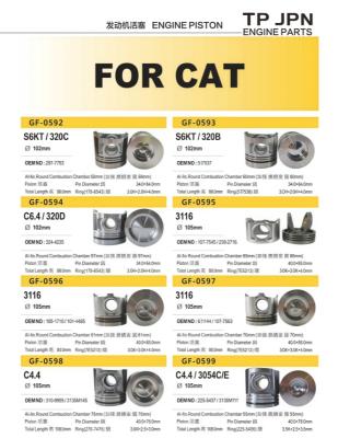 China EXCAVATOR ENGINE PISTON FOR CAT for sale