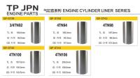 China EXCAVATOR ENGINE CYLINDER LINER SERIES FOR YANMAR for sale