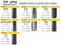 China EXCAVATOR ENGINE CYLINDER LINER SERIES FOR HINO for sale